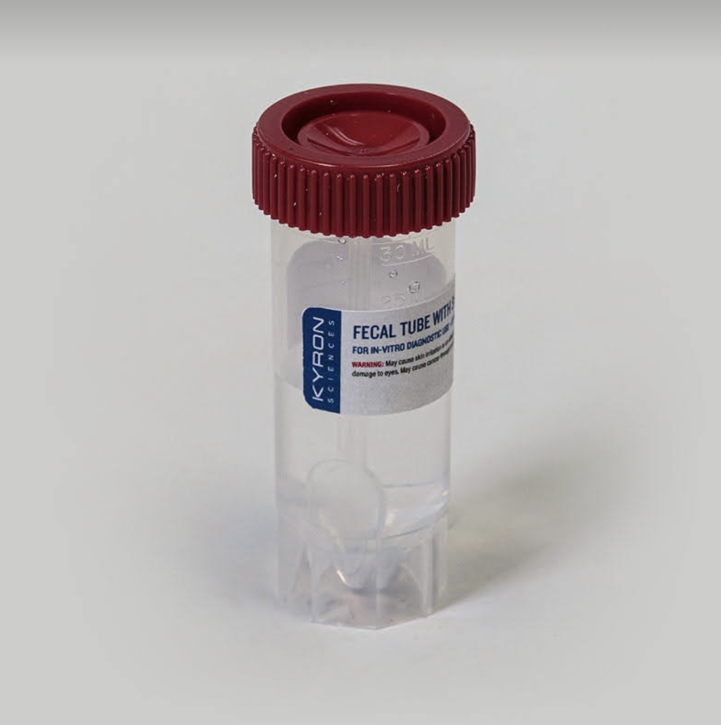 Fecal Tube with SAF Fixative - Kyron Sciences Lab Supplies