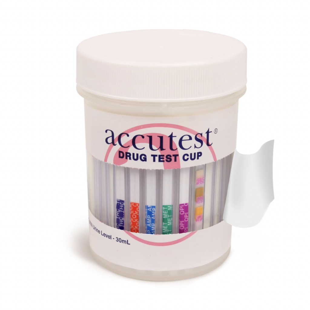 ACCUTEST Multi Drug CLIA Waived Test Cup - Kyron Sciences Lab Supplies