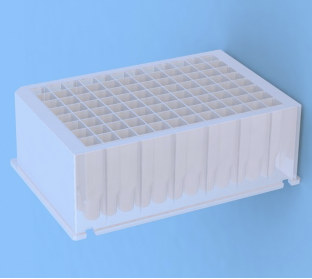 96-Well Deep Square Well Plate - Kyron Sciences Lab Supplies